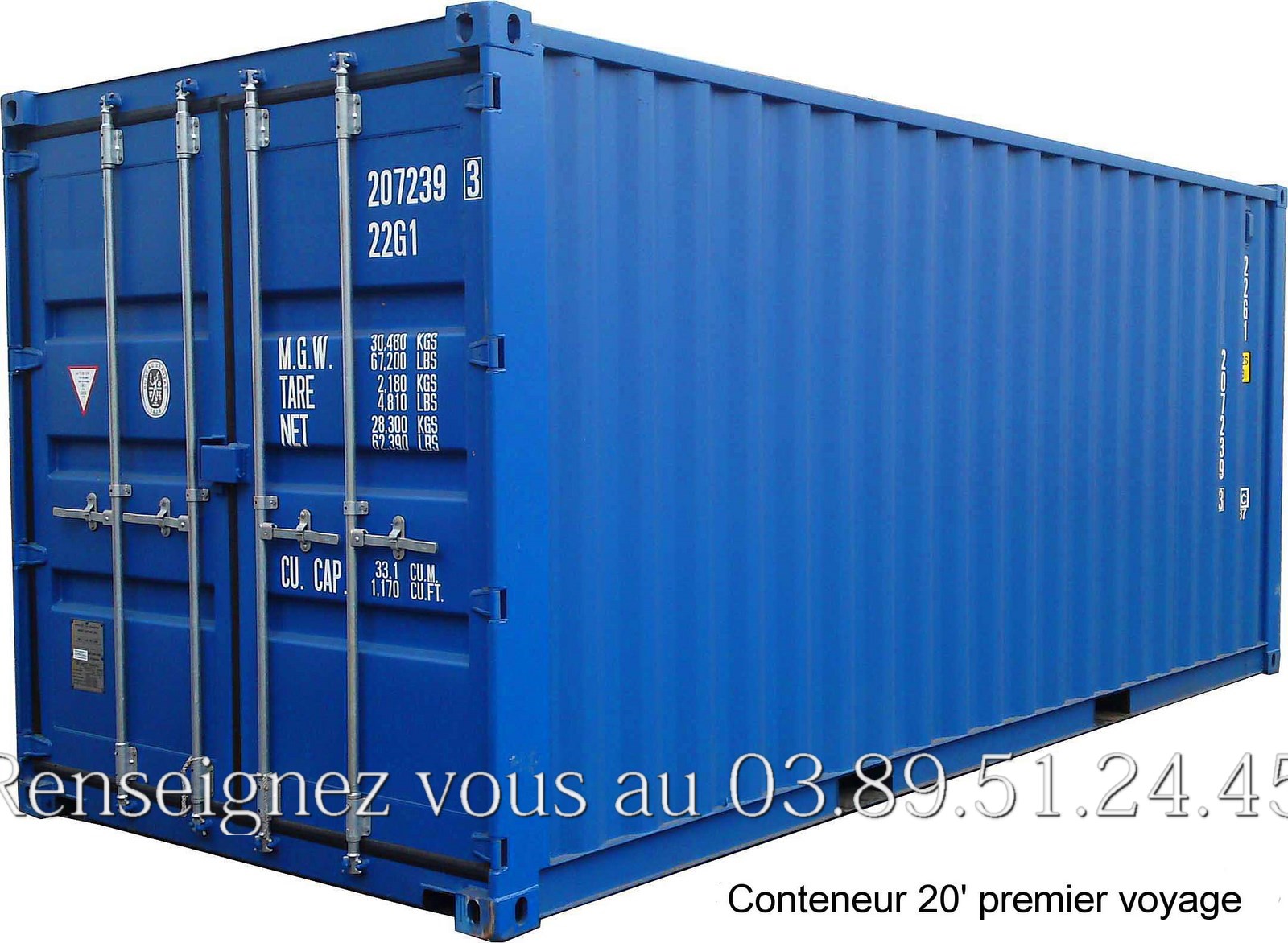 conteneurs maritimes, Alsace | Mobilstock